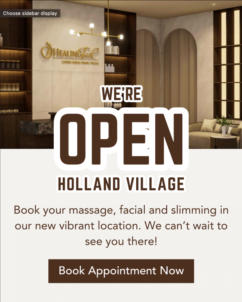 Deep Tissue Massage - Award Winning Spa in Singapore - Healing Touch Spa